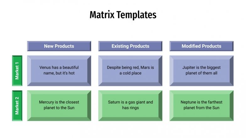 Matrix Templates Google Slides & PowerPoint template