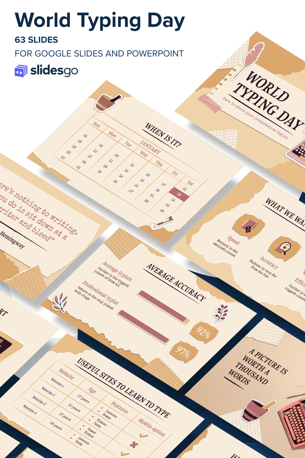 World Typing Day | Google Slides & PowerPoint