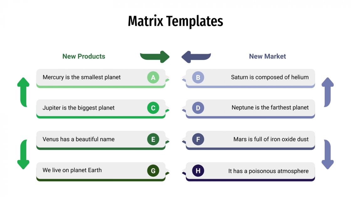 Matrix Templates Google Slides & PowerPoint template