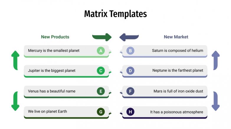 Matrix Templates Google Slides & PowerPoint template