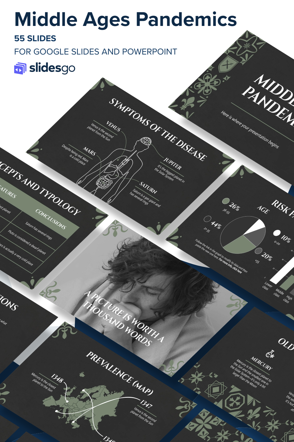 Middle Ages Epidemics | Google Slides & PowerPoint template
