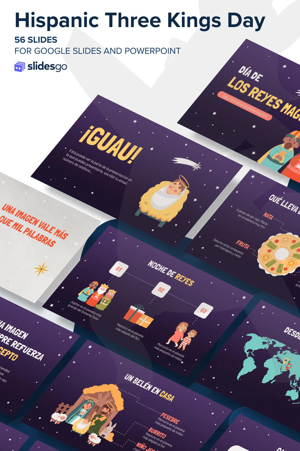 Hispanic Three Kings Day | Google Slides & PowerPoint