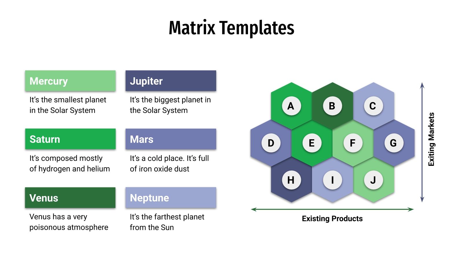 Matrix Templates Google Slides & PowerPoint template