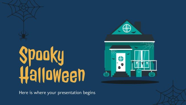 Spooky Halloween Google Slides theme & PowerPoint template
