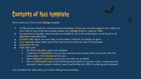 Spooky Halloween Google Slides theme & PowerPoint template