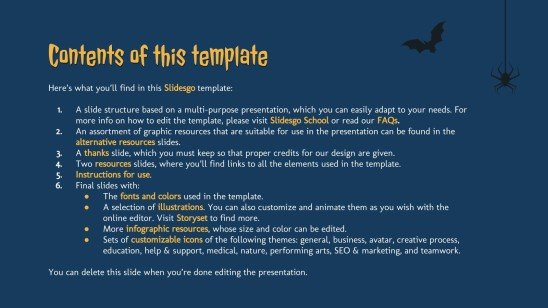Spooky Halloween Google Slides theme & PowerPoint template