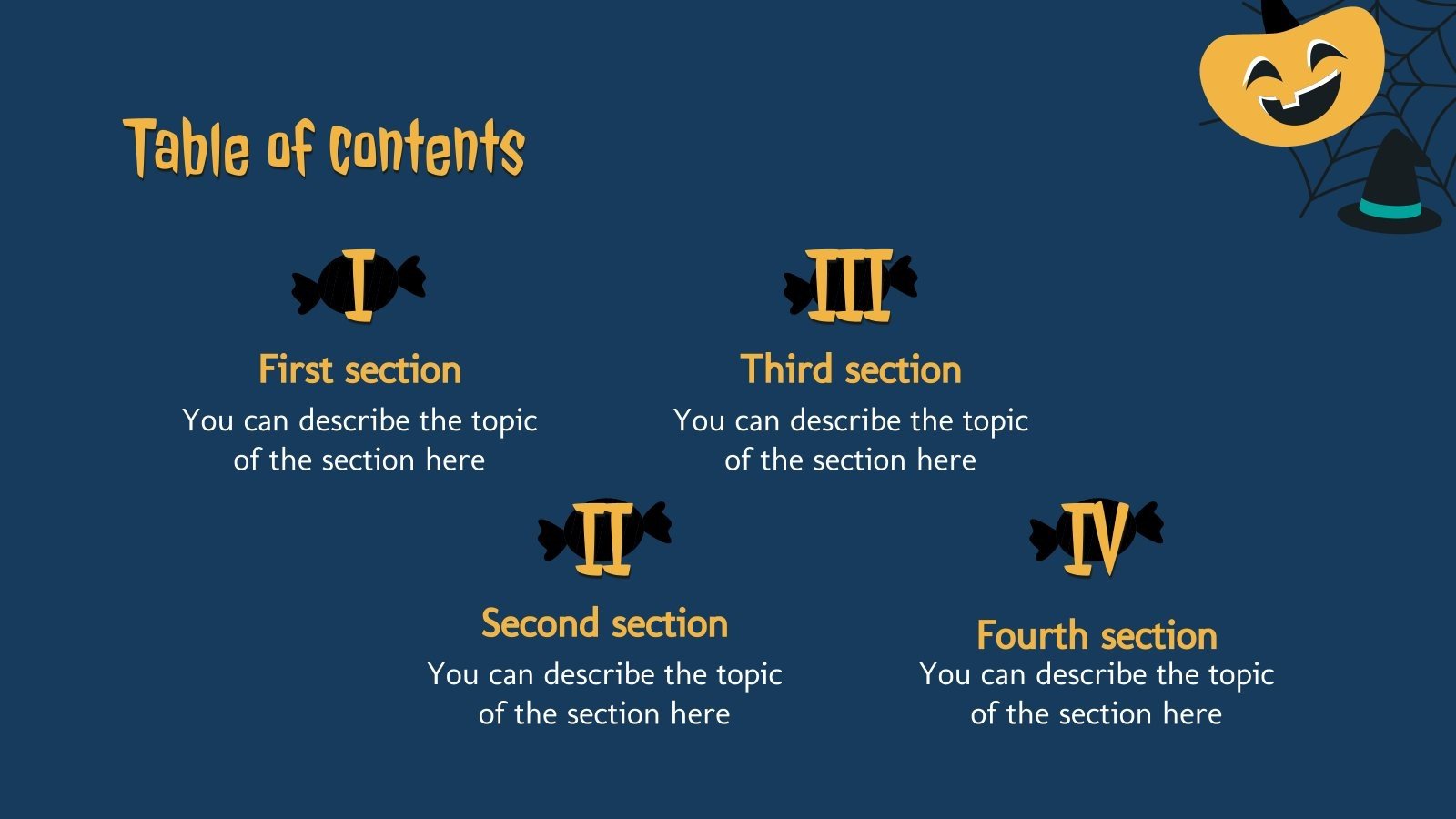 Spooky Halloween Google Slides theme & PowerPoint template