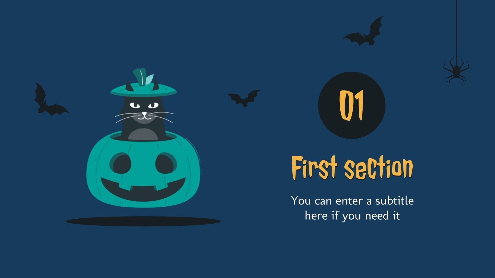 Spooky Halloween Google Slides theme & PowerPoint template