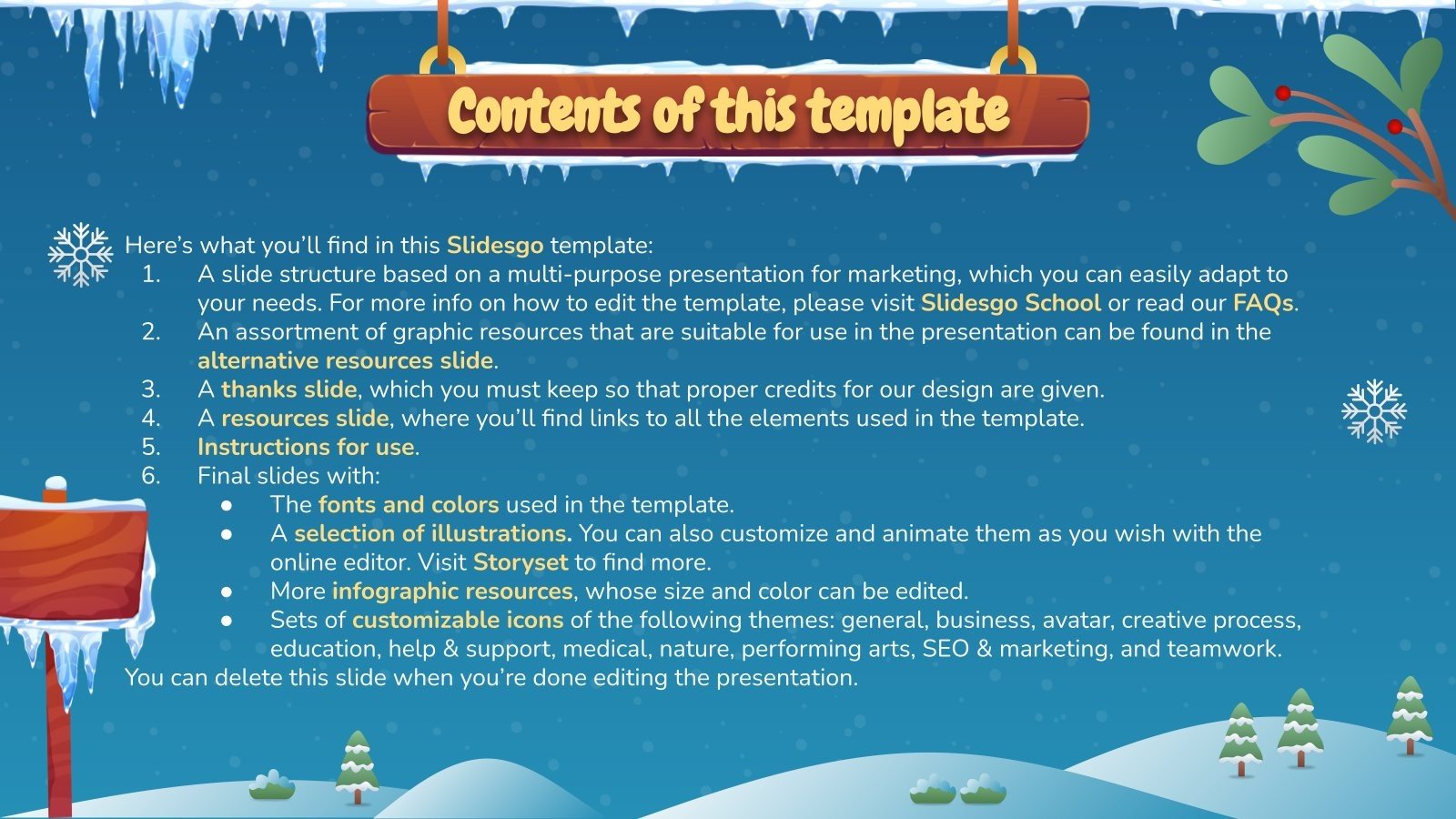 Marketing: Ice Cold Animation Studios Style | Google Slides