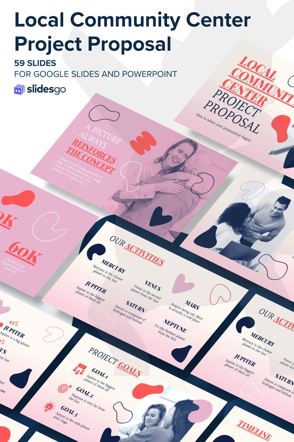 Local Community Center Project Proposal | Google Slides & PPT