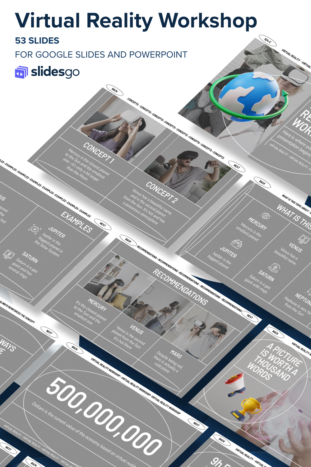 Virtual Reality Workshop | Google Slides & PowerPoint