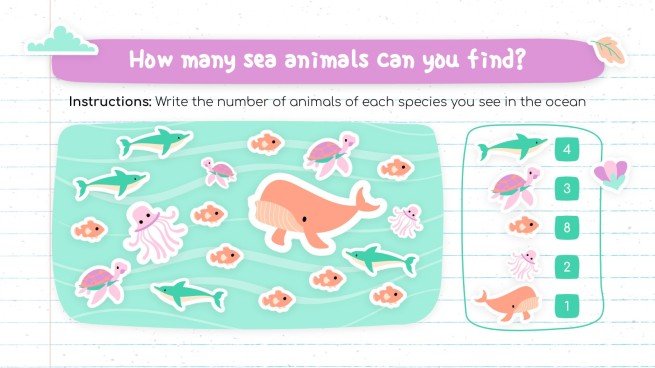 Kawaii Kids Activities for Pre-K | Google Slides & PPT