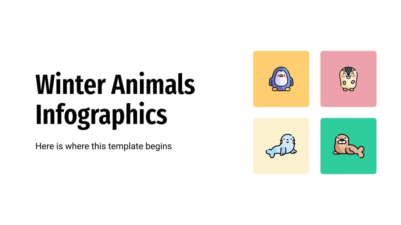 Winter Animals Infographics | Google Slides & PowerPoint
