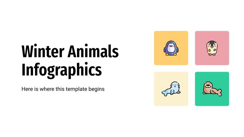 Winter Animals Infographics | Google Slides & PowerPoint