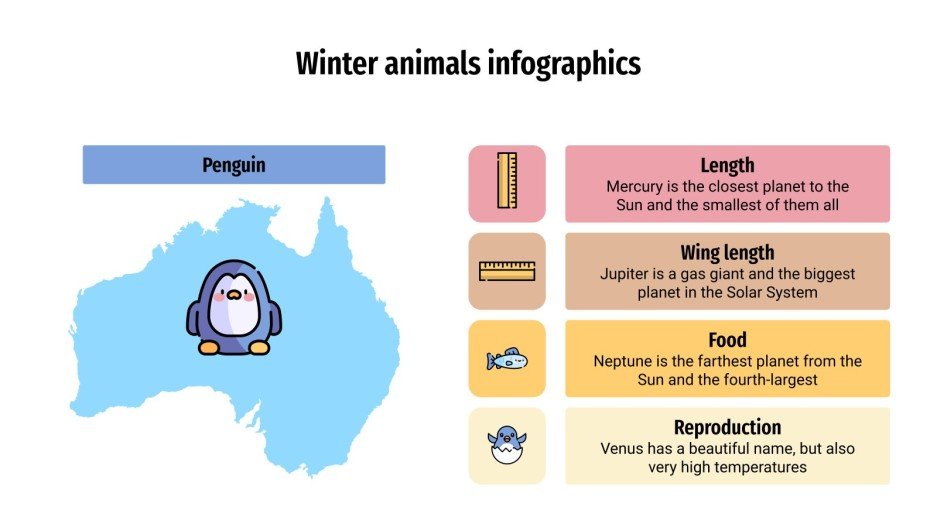 Winter Animals Infographics | Google Slides & PowerPoint