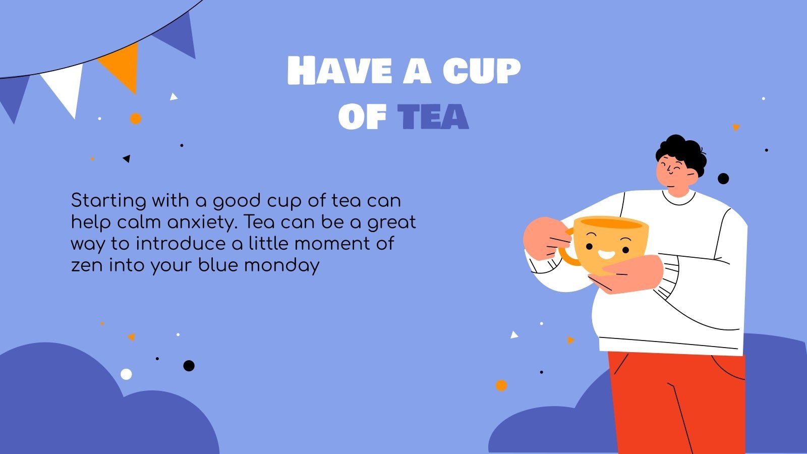 Tips To Beat Blue Monday | Google Slides & PowerPoint