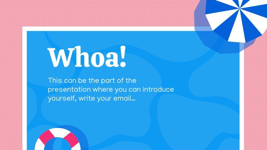 Welcome Summer Google Slides theme and PowerPoint template