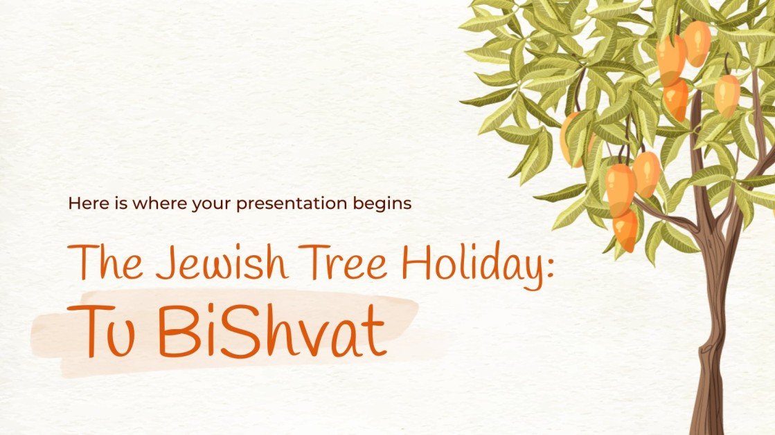 The Jewish Tree Holiday: Tu BiShvat | Google Slides & PPT