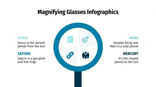 Magnifying Glasses Infographics for Google Slides and PPT