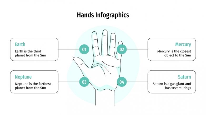 Hands Infographics Google Slides theme and PowerPoint template