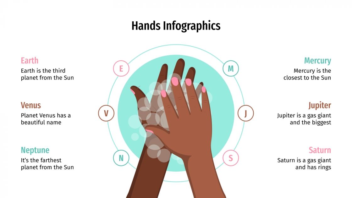 Hands Infographics Google Slides theme and PowerPoint template