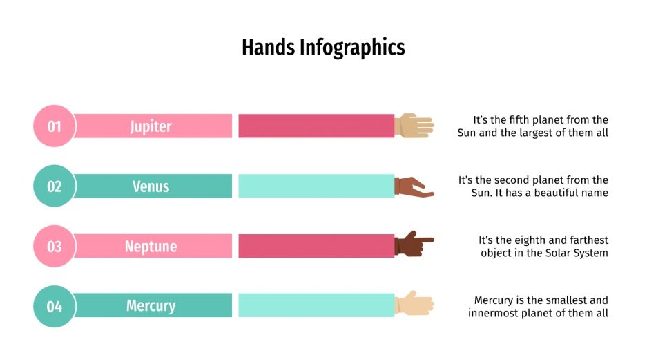 Hands Infographics Google Slides theme and PowerPoint template