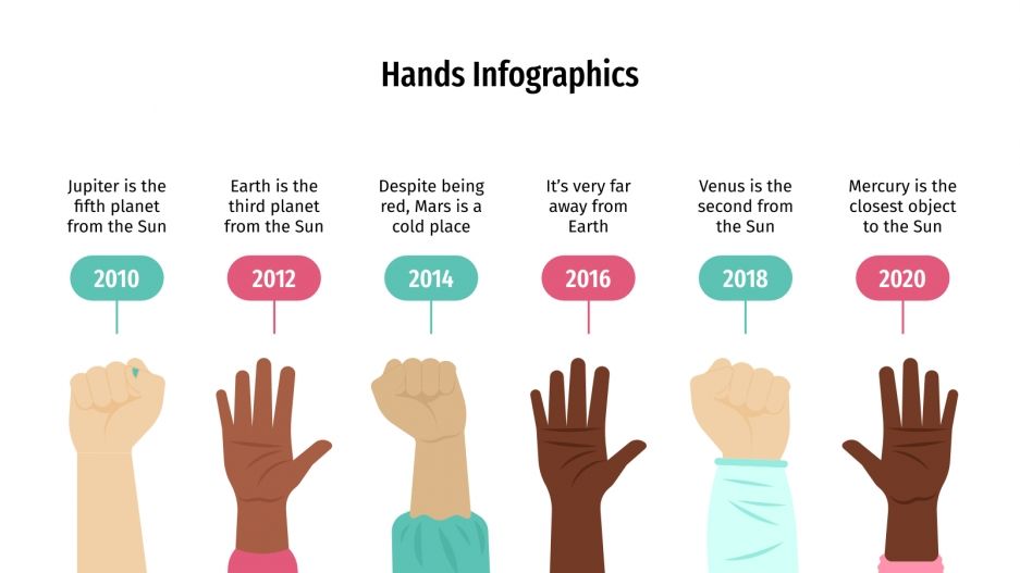 Hands Infographics Google Slides theme and PowerPoint template