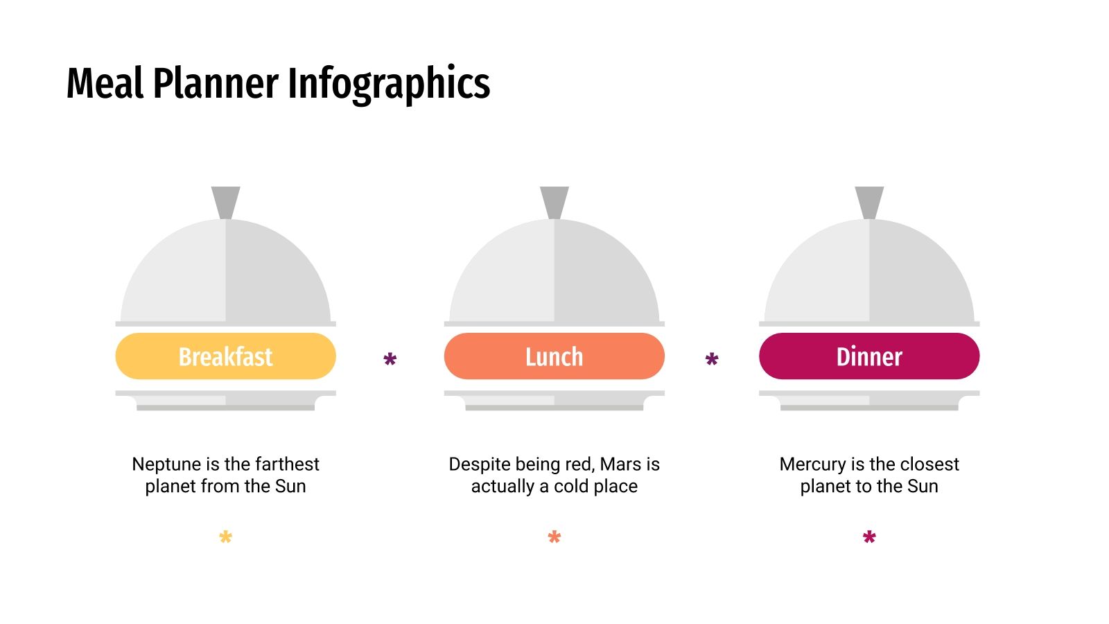 Meal Planner Infographics Google Slides and PowerPoint template