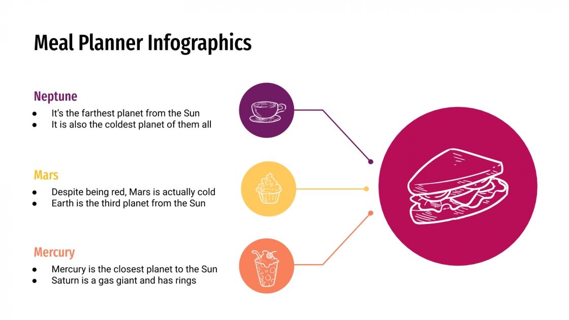 Meal Planner Infographics Google Slides and PowerPoint template