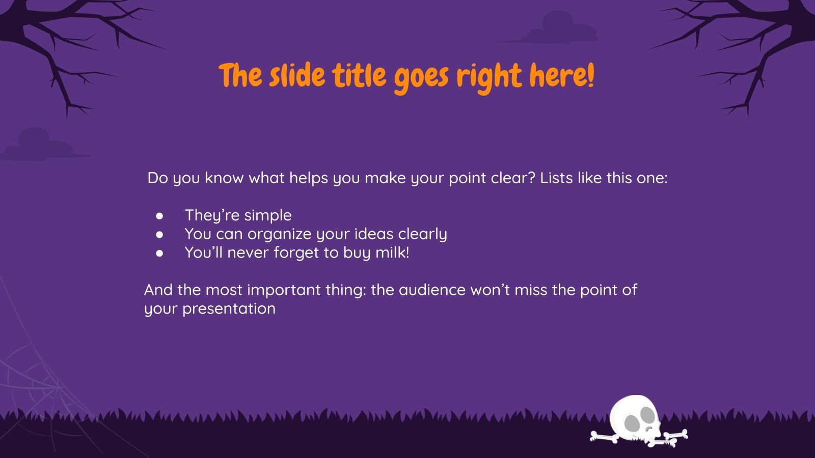 Halloween for Pre-K Google Slides theme & PPT template