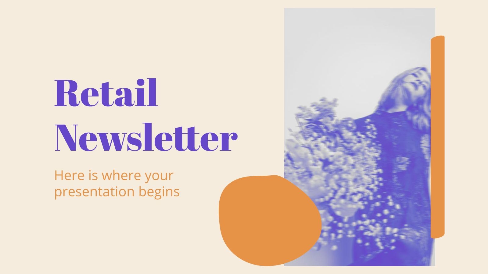 Retail Newsletter Google Slides theme & PowerPoint template