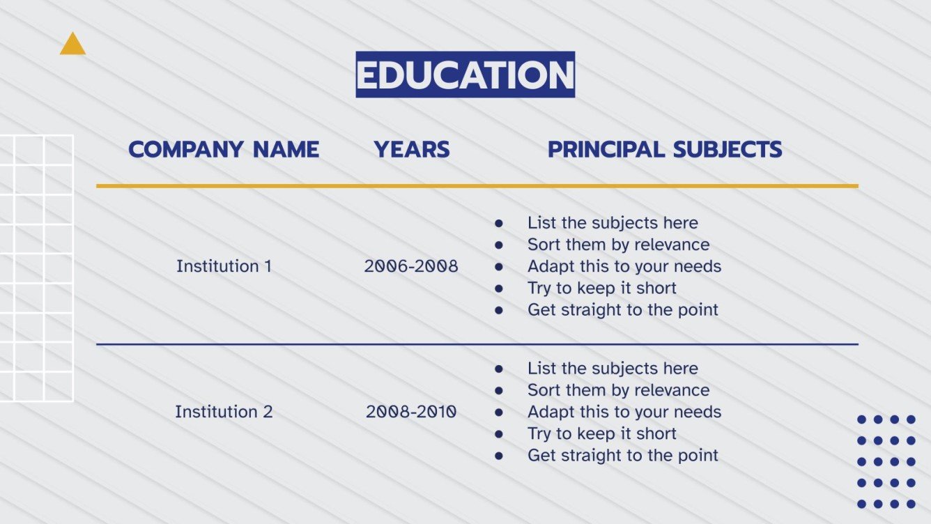 Physicist CV | Google Slides theme & PowerPoint template