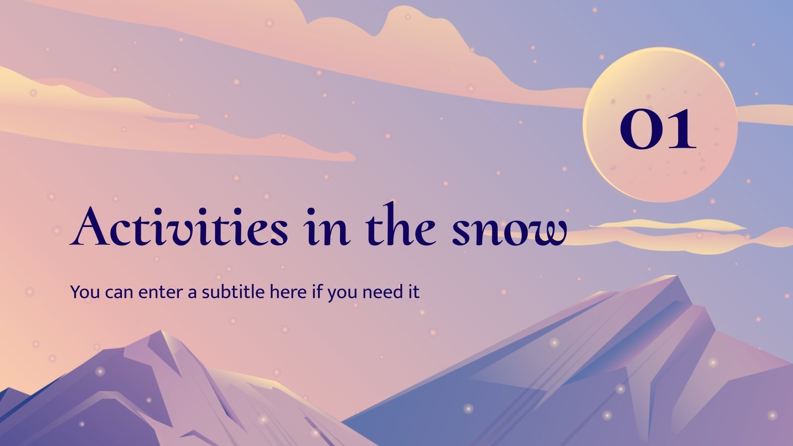 International Snow Day Minitheme | Google Slides & PPT