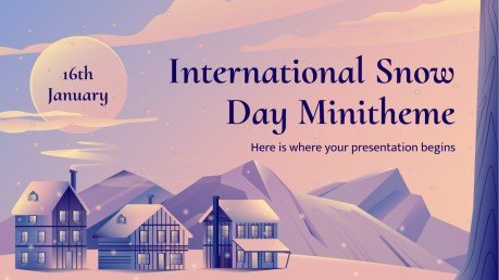Free snow templates for Google Slides & PowerPoint