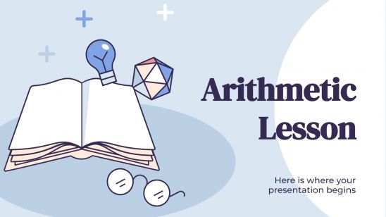 Arithmetic Lesson Google Slides theme & PowerPoint template