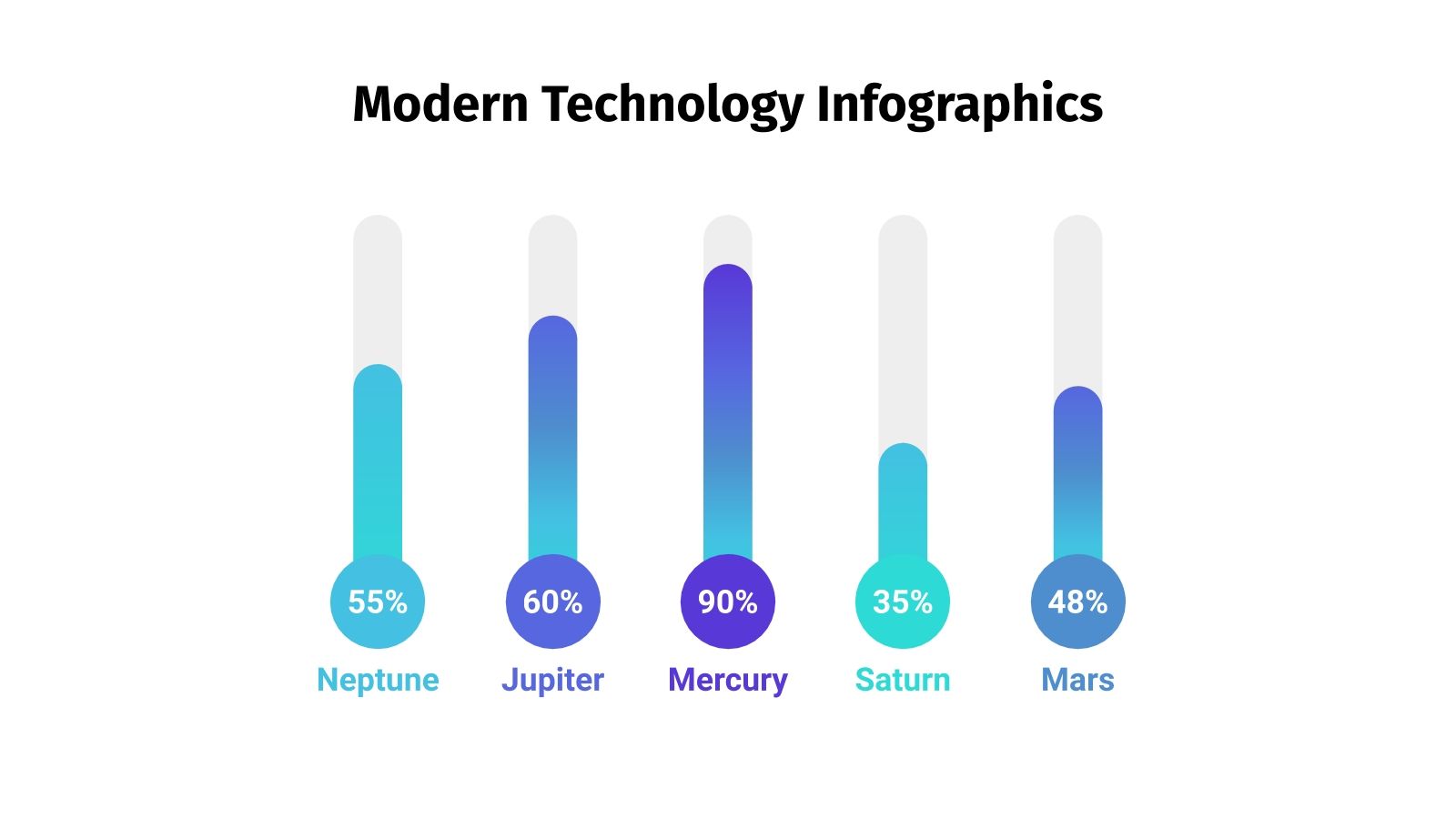 Modern Technology Infographics for Google Slides and PPT