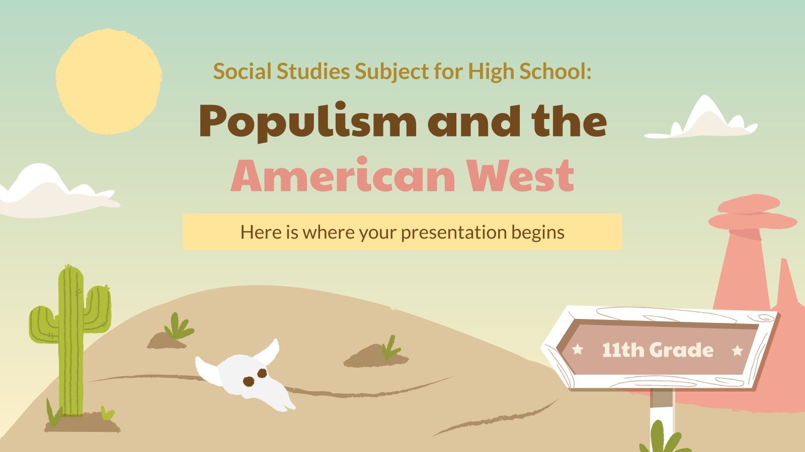 Populism and the American West for High School | Google Slides