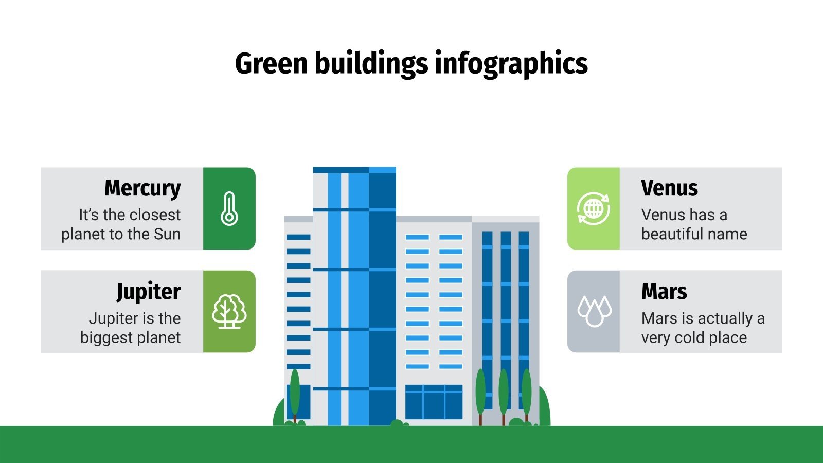 Green Building Infographics | Google Slides & PowerPoint