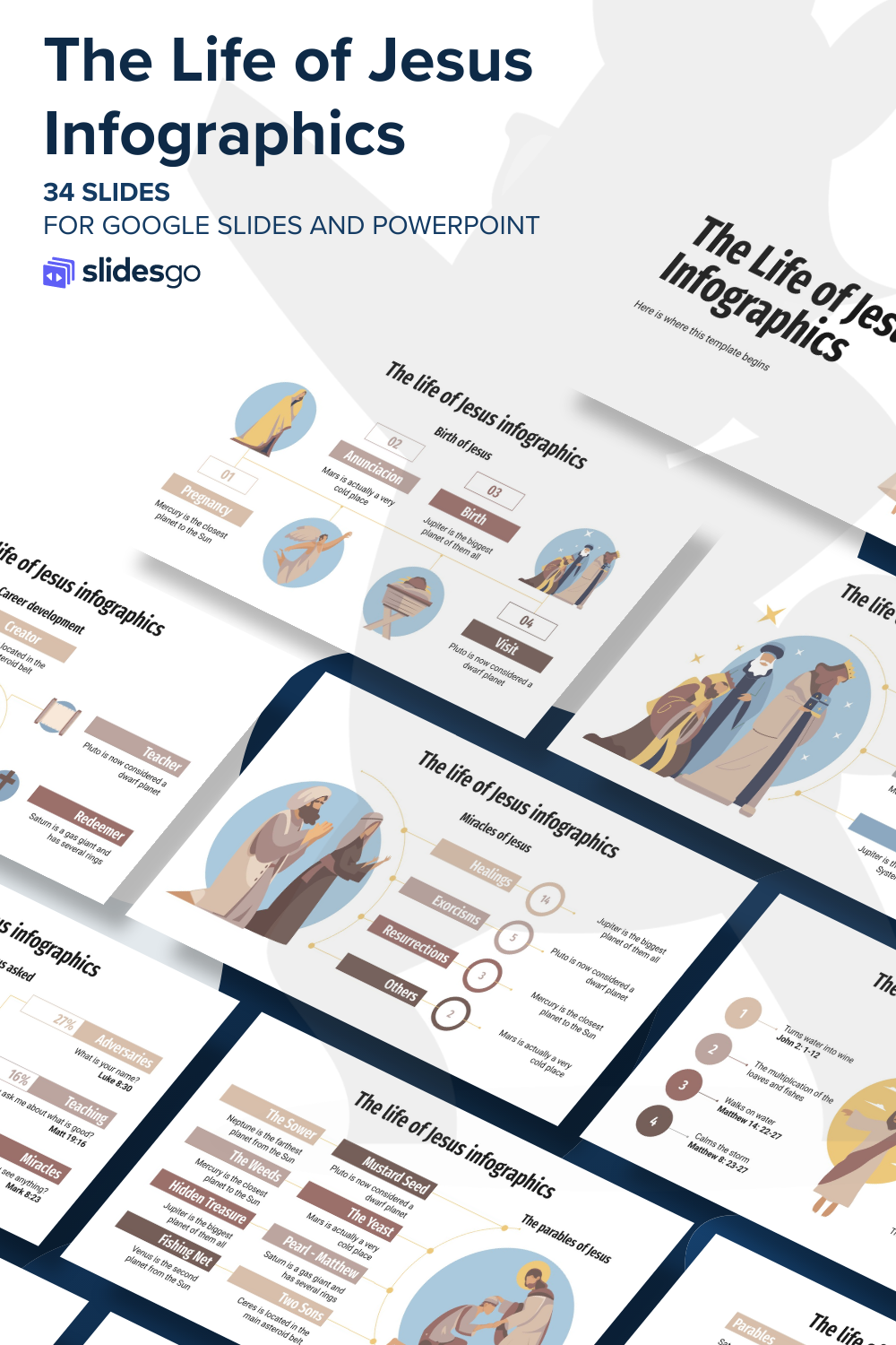 The Life of Jesus Infographics | Google Slides & PowerPoint