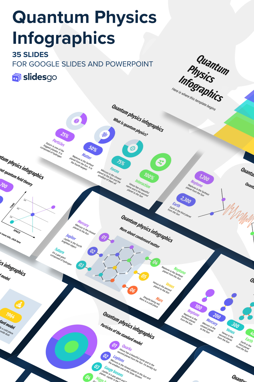 Quantum Physics Infographics | Google Slides & PowerPoint