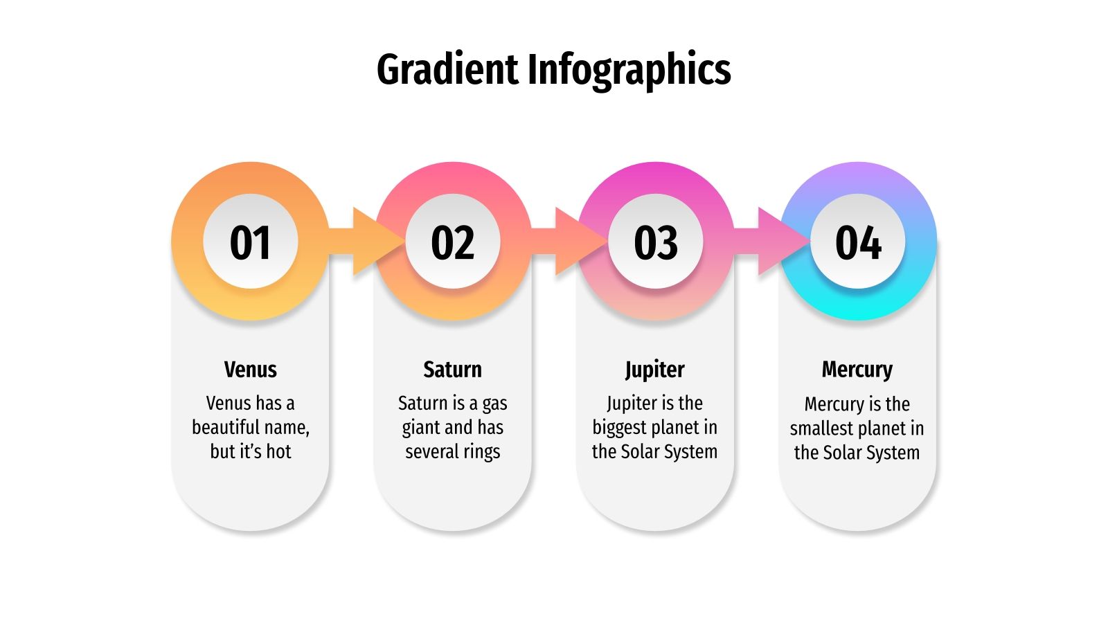 Gradient Infographics Google Slides and PowerPoint template