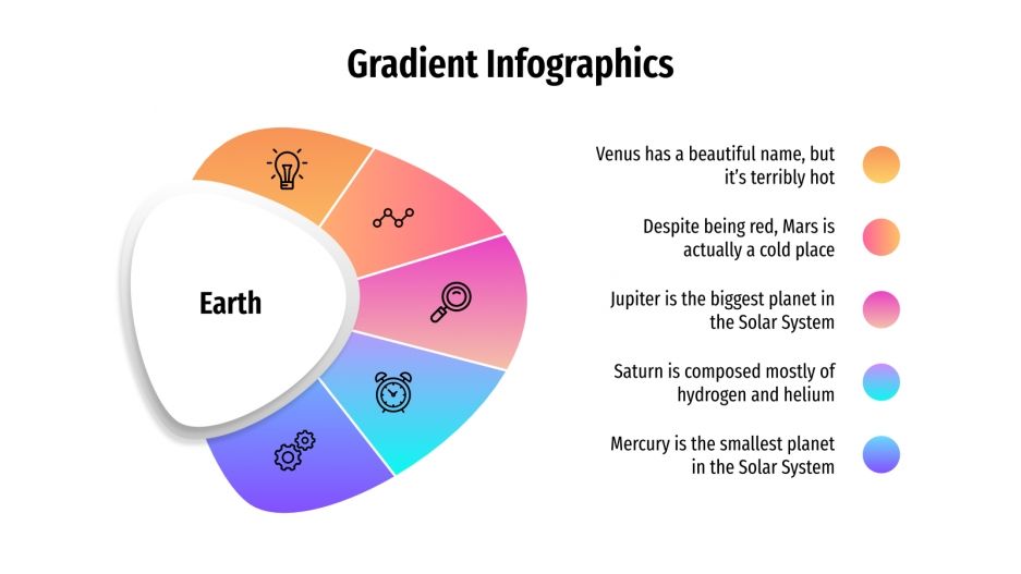Gradient Infographics Google Slides and PowerPoint template