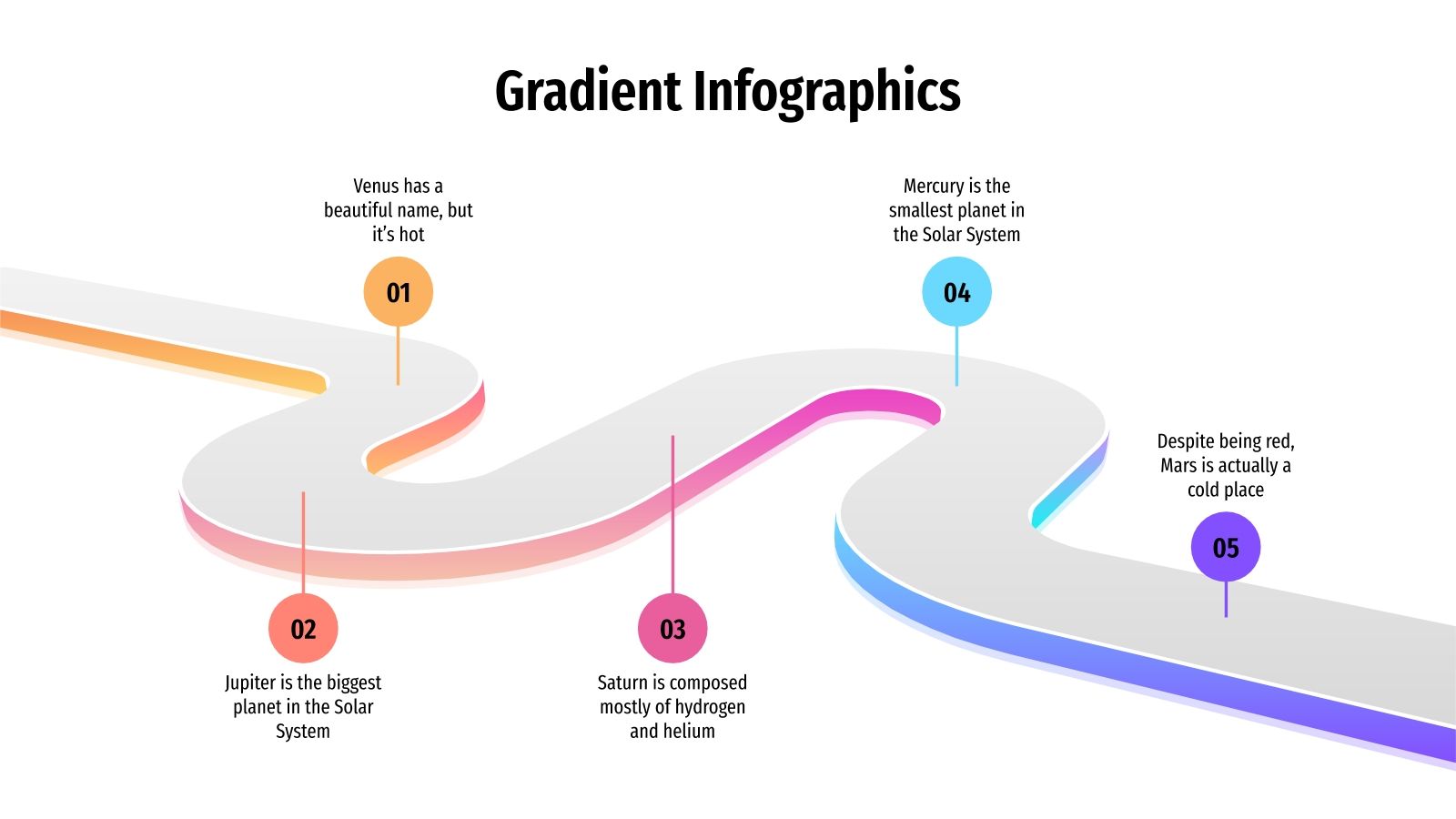 Gradient Infographics Google Slides and PowerPoint template