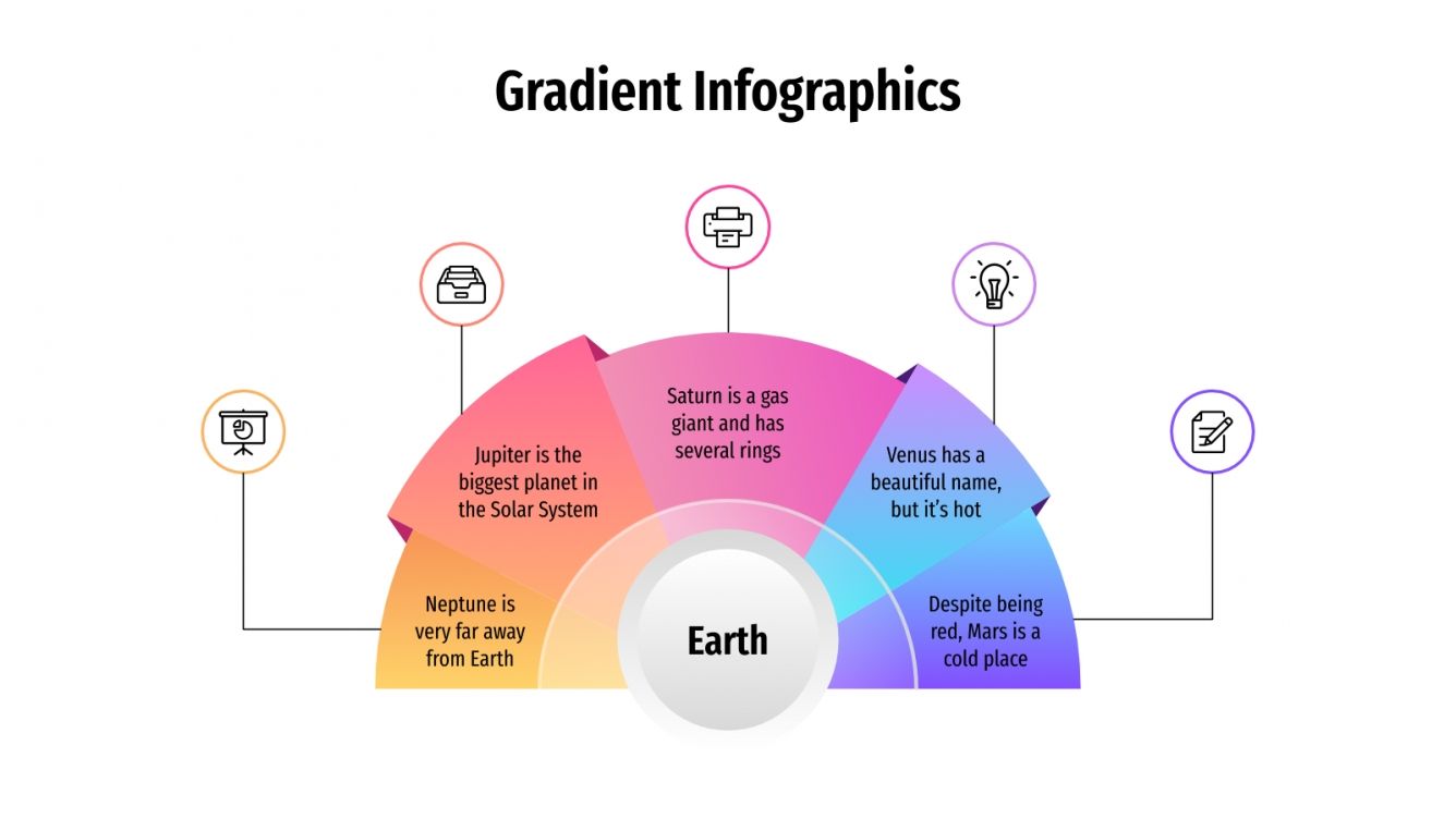 Gradient Infographics Google Slides and PowerPoint template