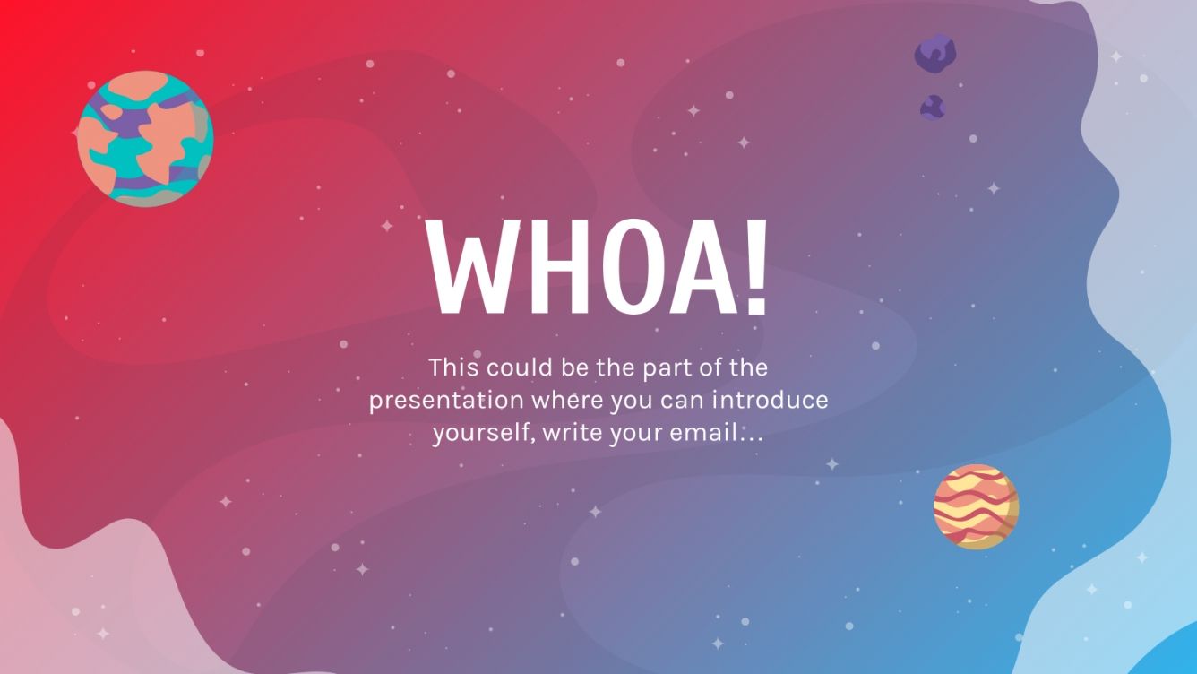 Outer Space Google Slides theme & PowerPoint template