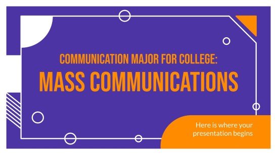 Mass Communications for College | Google Slides & PowerPoint