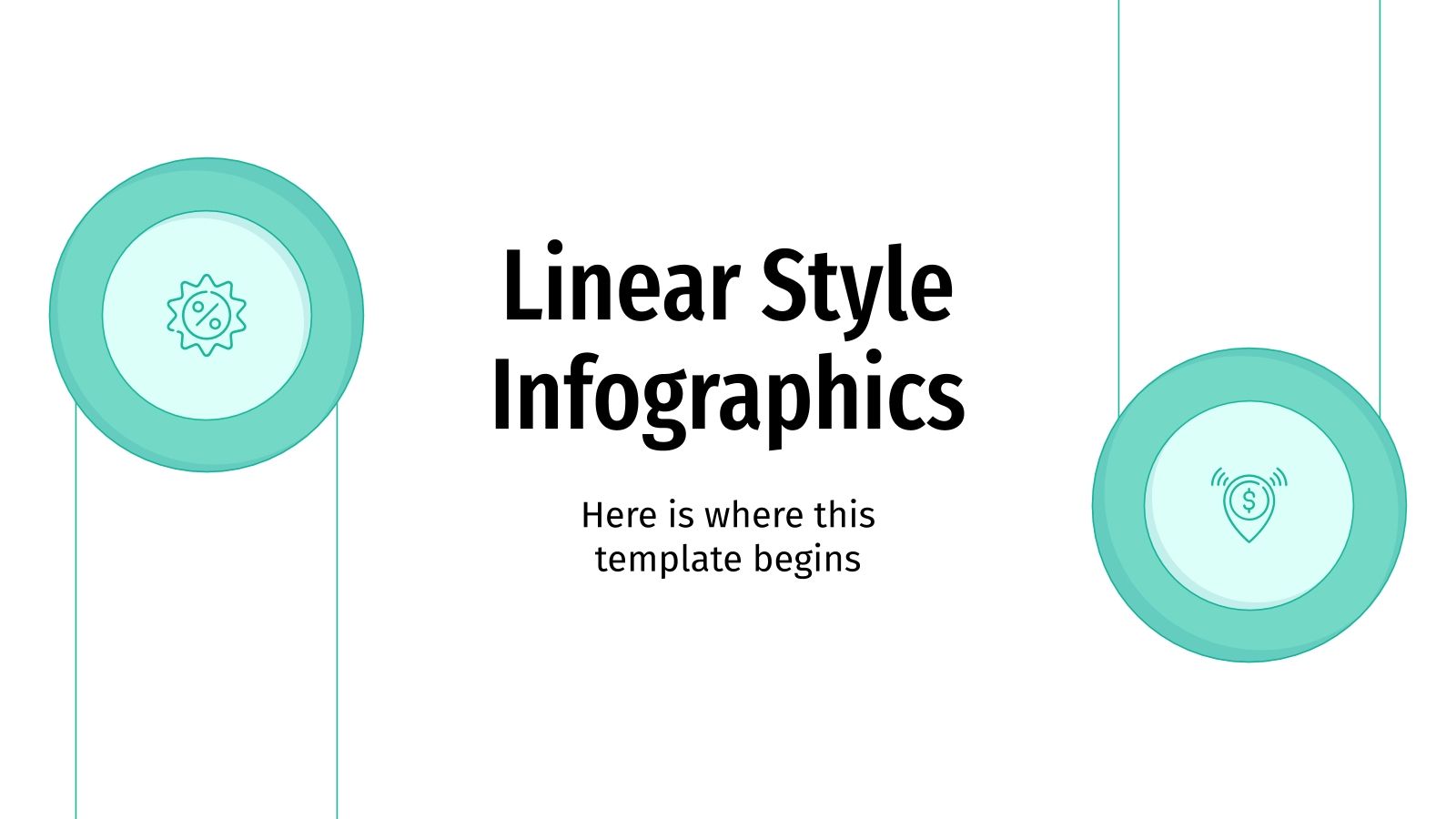 Linear Style Infographics Google Slides and PowerPoint template