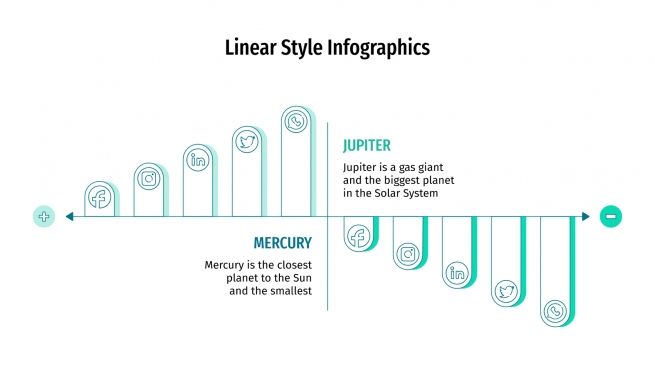 Linear Style Infographics Google Slides and PowerPoint template