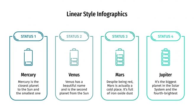 Linear Style Infographics Google Slides and PowerPoint template