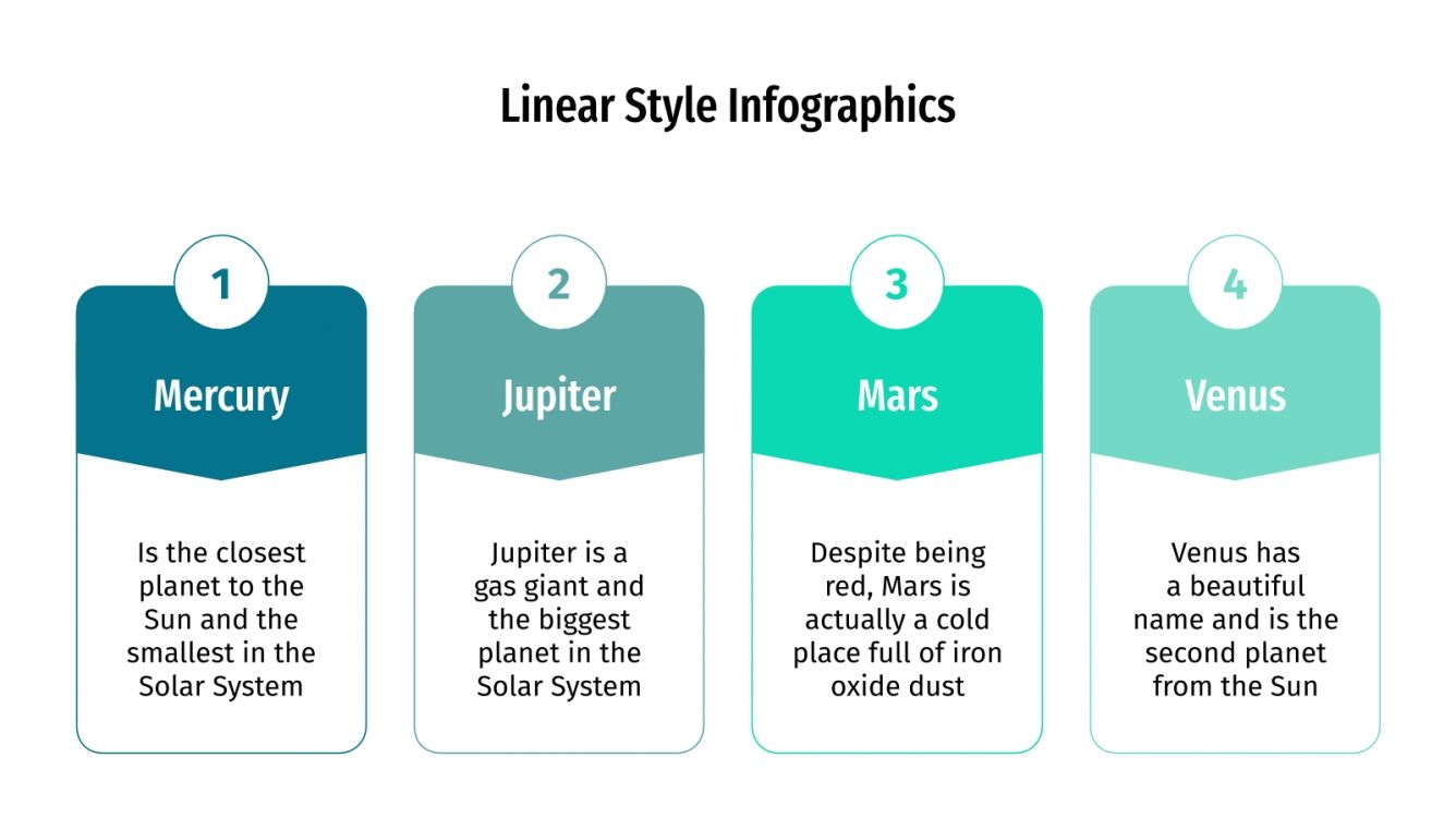 Linear Style Infographics Google Slides and PowerPoint template